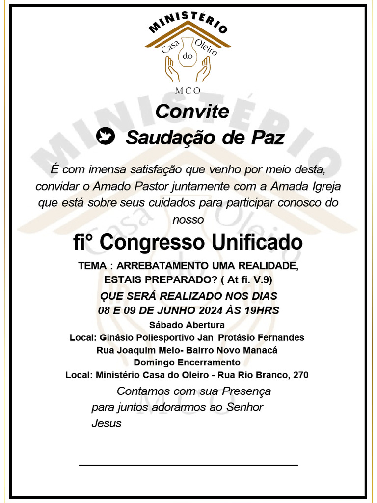 Carta Convite Igreja Culto Minimalista Branco A4 - 20240430 - 083405 ... Carta Convite Igreja Culto Minimalista Branco A4 - 20240430 - 083405 ...