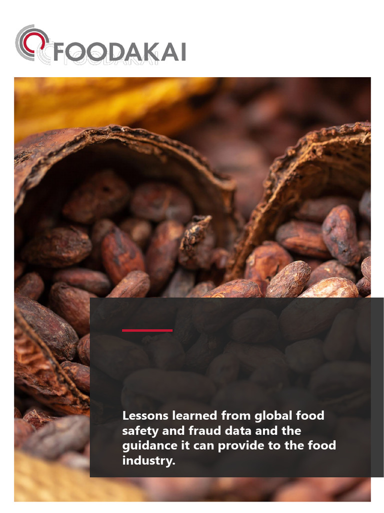 Foodakai - Case - Study - Chocolate - Industry - Report On Food Fraud ...