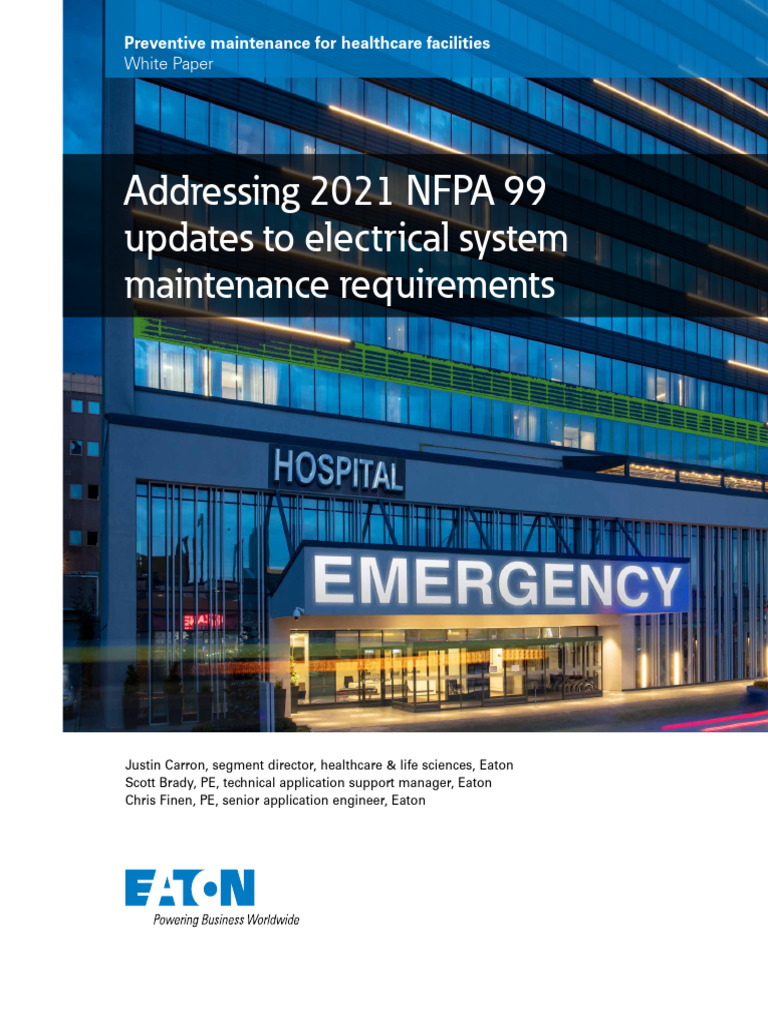 Eaton Nfpa 99 Whitepaper wp083045 en Us | PDF | Reliability Engineering ...
