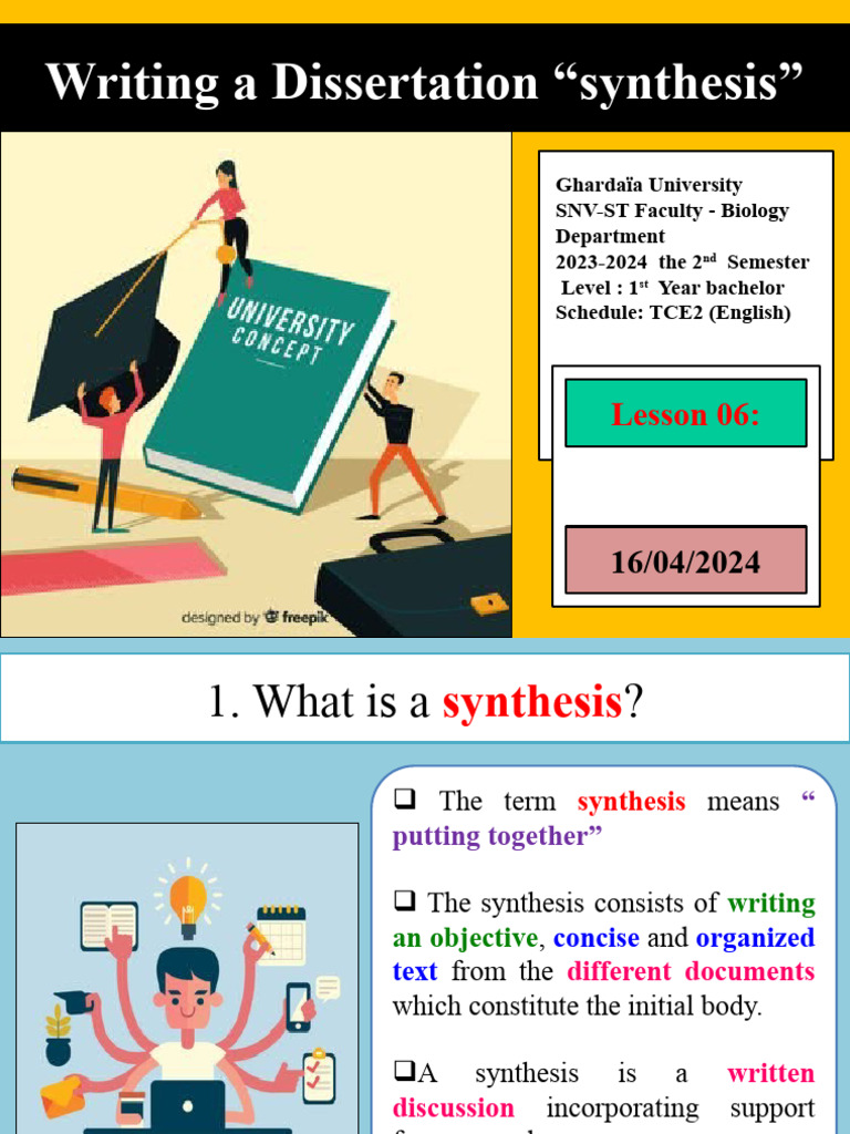 Lesson06 Writing A Synthesis | PDF | Cognition | Science