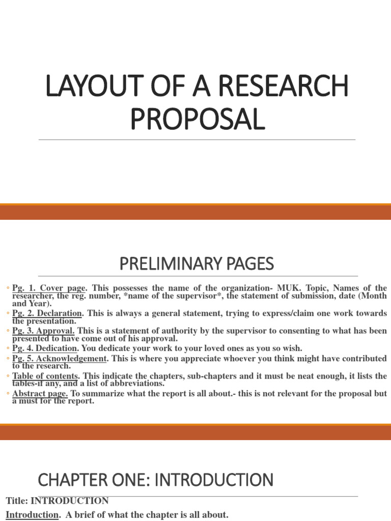 RESEARCH PROPOSAL LAYOUT | PDF | Methodology | Science