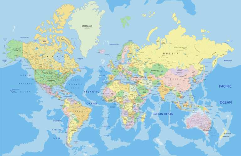 Detailed World Map | PDF