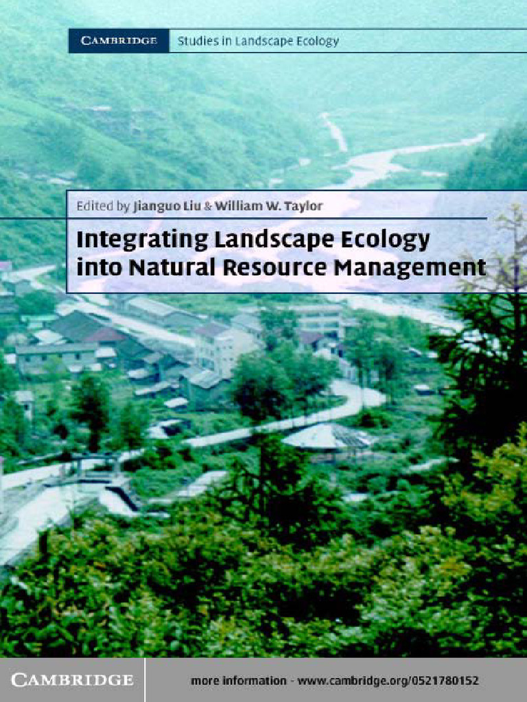Jianguo Liu, William W. Taylor-Integrating Landscape Ecology Into Natural Resource Management ...