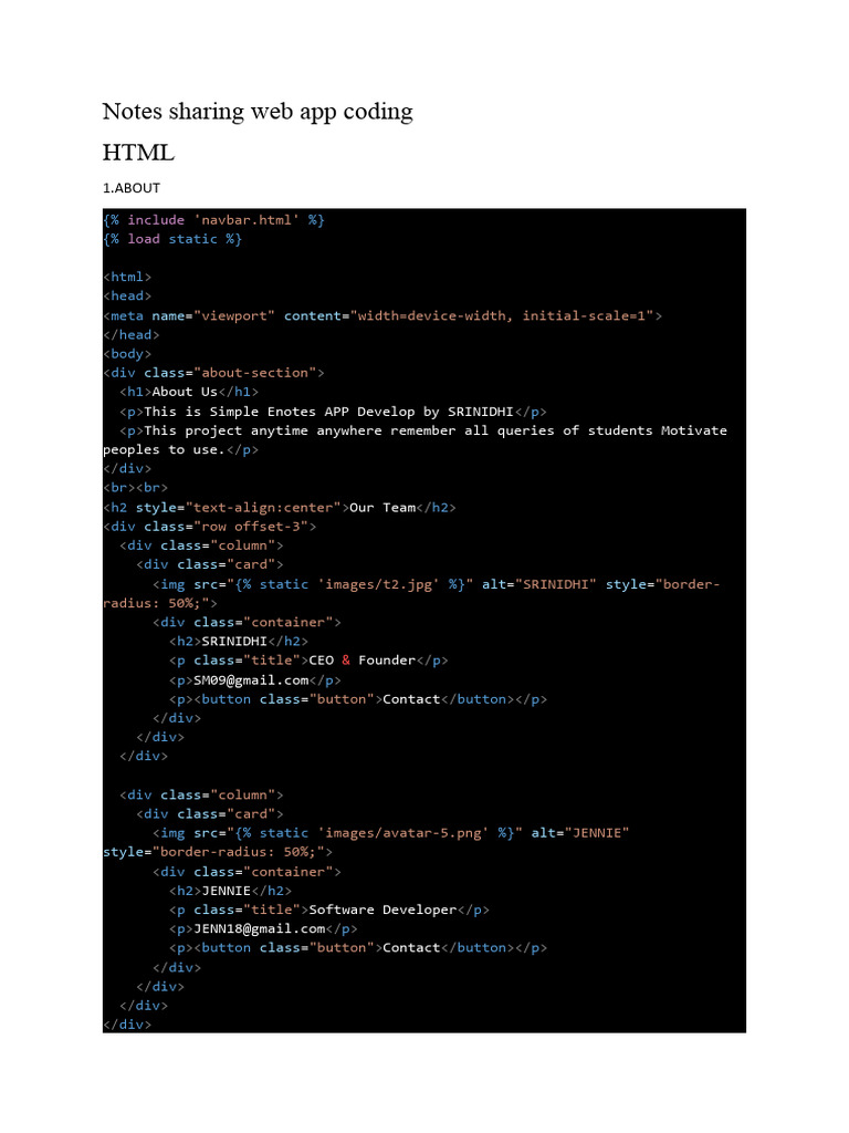 Notes Sharing Web App Coding | PDF | Login | World Wide Web