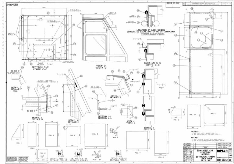 65801-030142-00-Boom Hoist Cab Structure Details | PDF