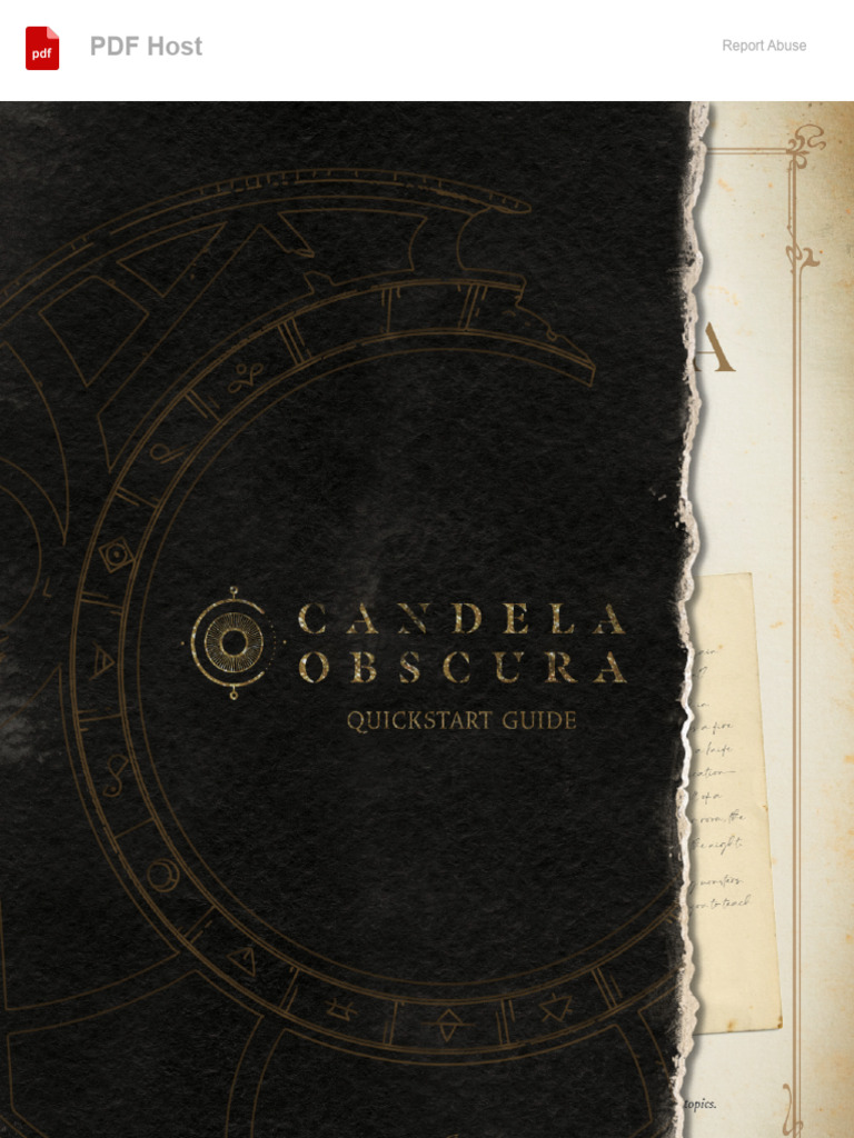 Candela Obscura Quickstart Guide - PDF Host | PDF