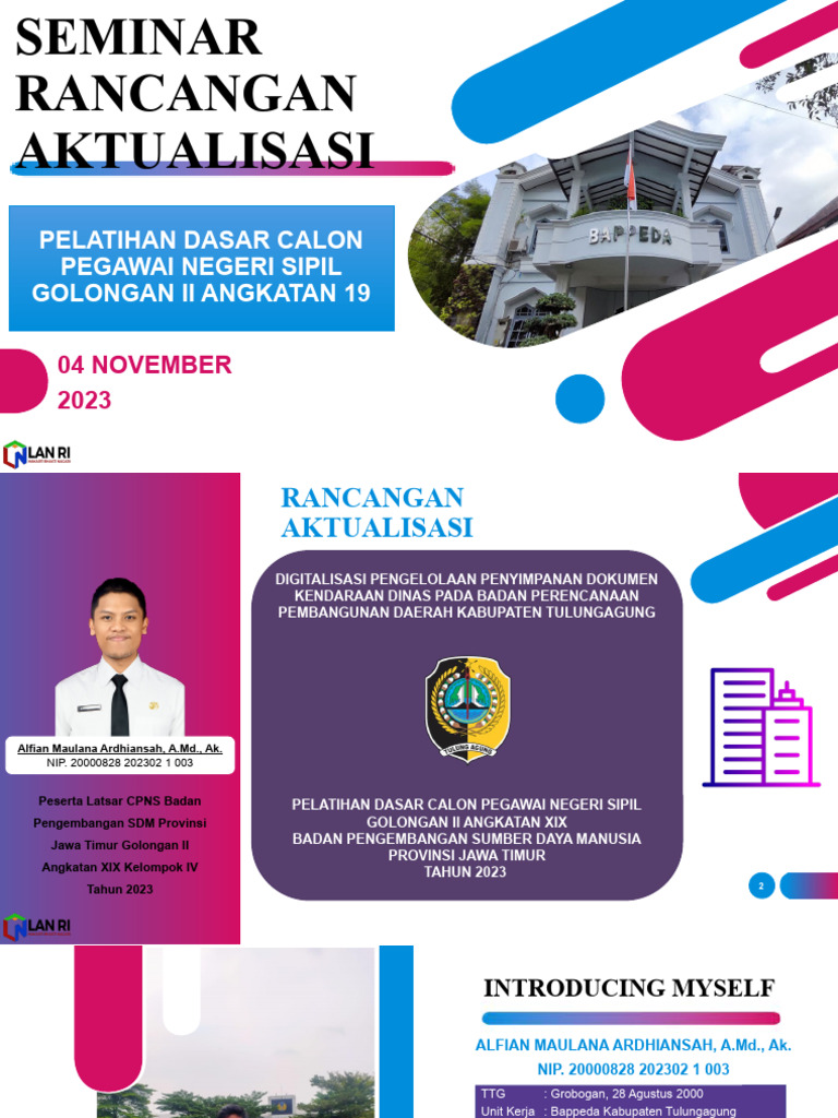 Seminar Rancangan Aktualisasi | PDF