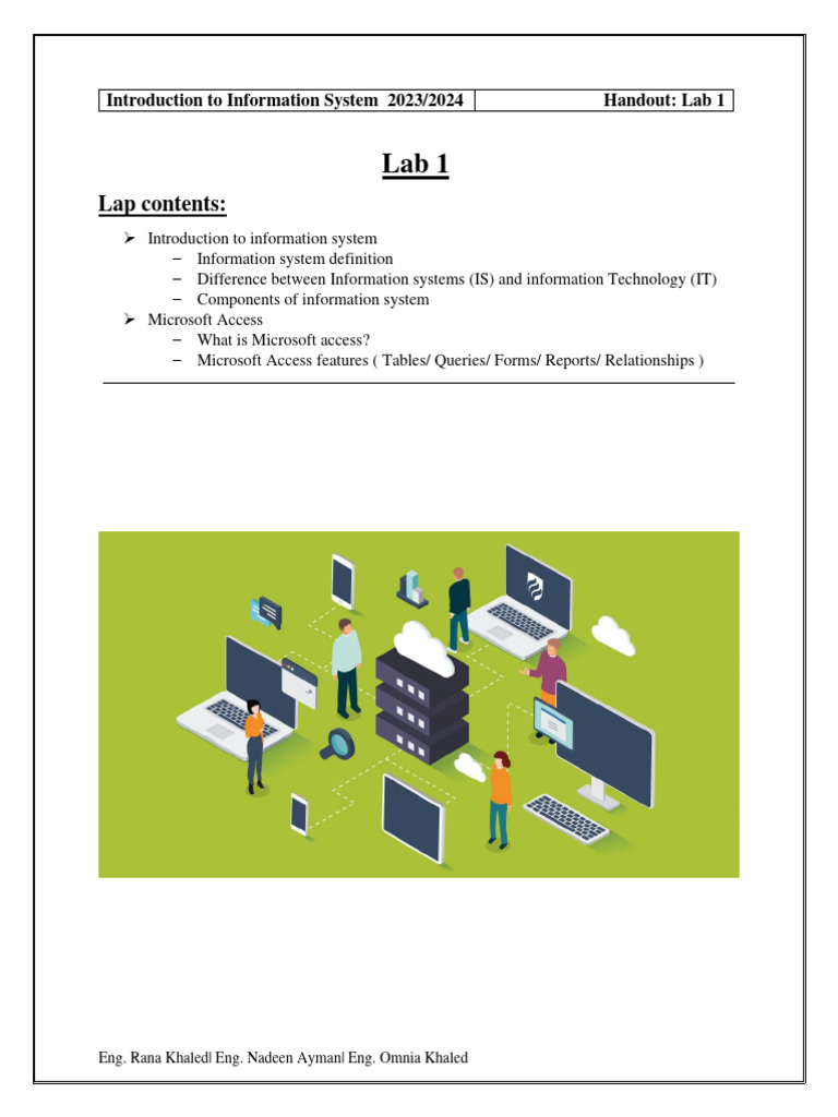 Lab 1 (IS) | PDF | Information System | Relational Database