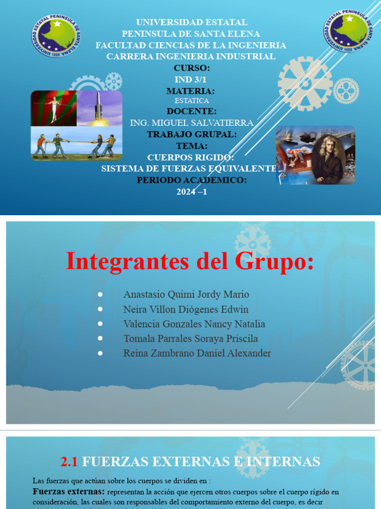 Unidad 2 Diapositivas de Estatica-Trabajo Grupal | PDF | Esfuerzo de ...