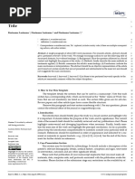 Mdpi Article Template | PDF | Theorem | Informed Consent