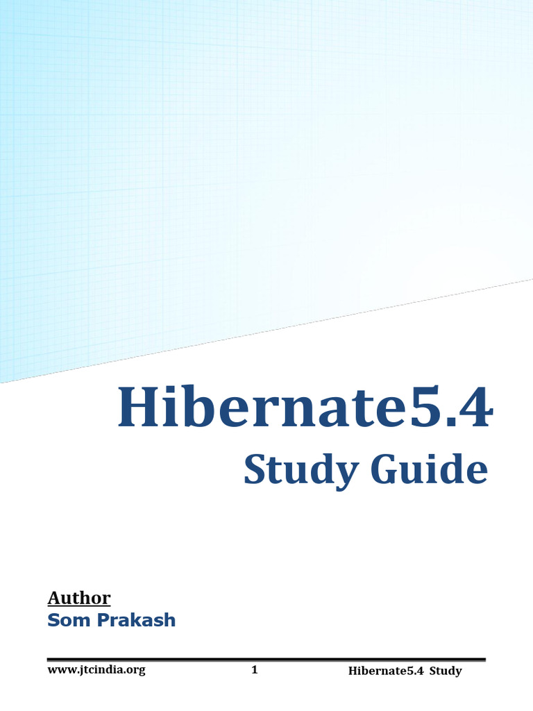 Module 1 - Introduction To Hibernate | Download Free PDF | Data Model ... Module 1 - Introduction To Hibernate | Download Free PDF | Data Model ...