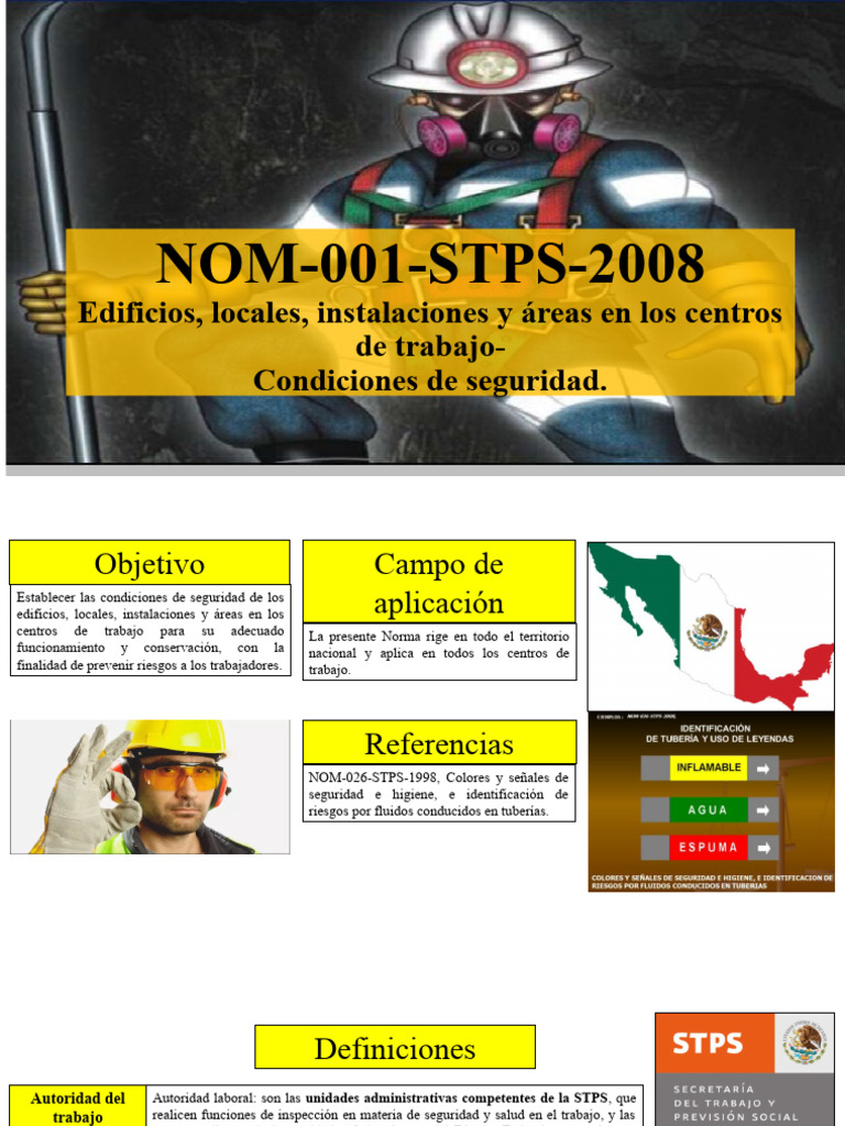 Nom 001 STPS 2008 | PDF | Escalera | Valores