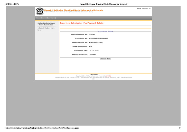 Kavayitri Bahinabai Chaudhari North Maharashtra University 4th Sem | PDF | Service Industries ...