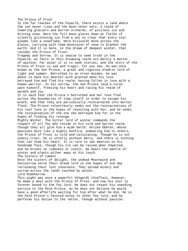 DND 6 | PDF