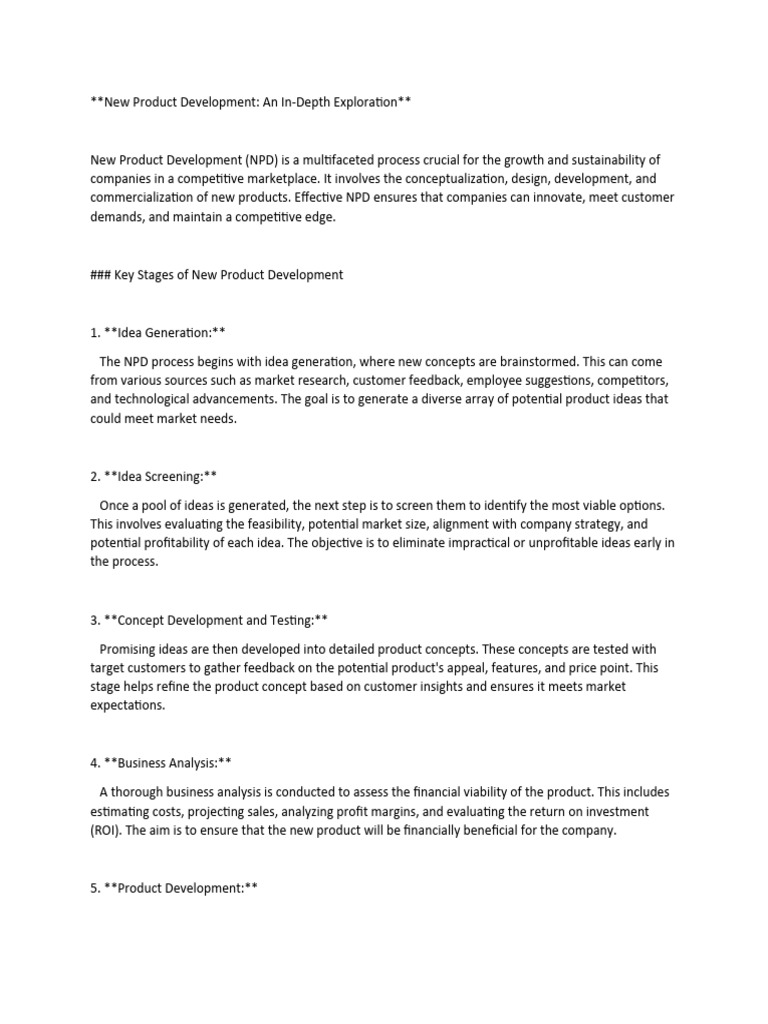 New Product Development | PDF | New Product Development | Prototype