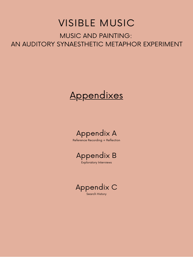 Appendixes Appendix A Appendix B Appendix C | PDF | Cognition ...