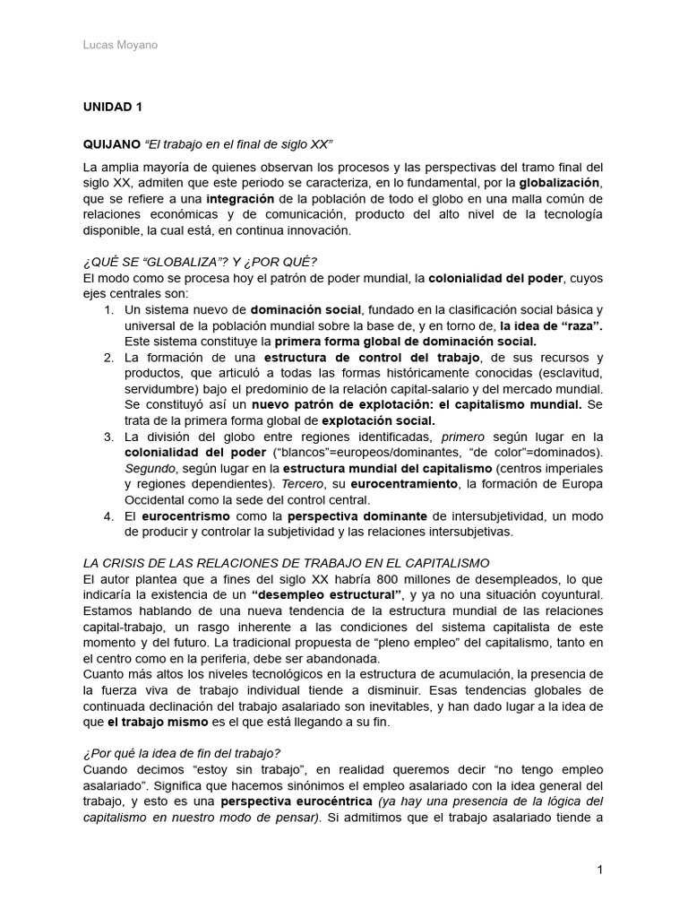 Resumen EESA 1P | PDF | Estratificación social | Sociedad