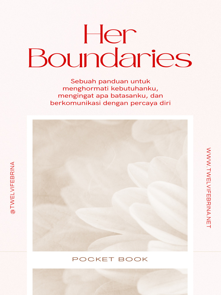 Boundaries Masterclass - Pocket Book | PDF | Pengembangan Diri
