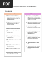 Practical 1 - Reducing and Non Reducing Sugars | PDF