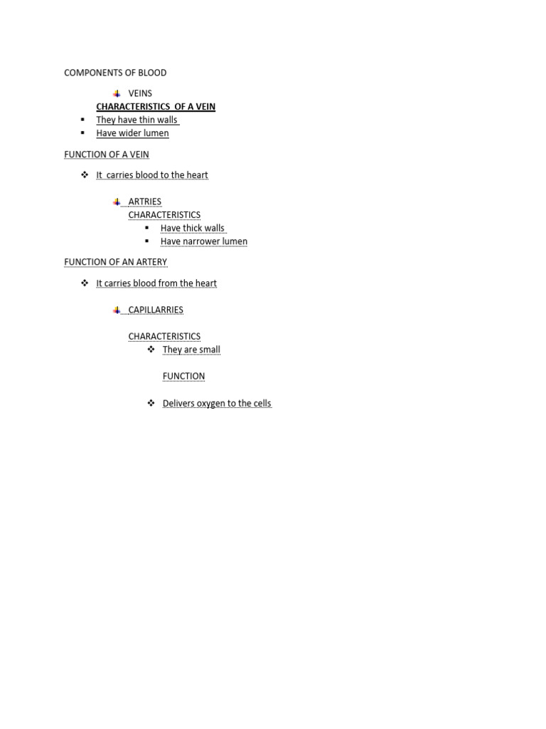 Components of Blood | PDF