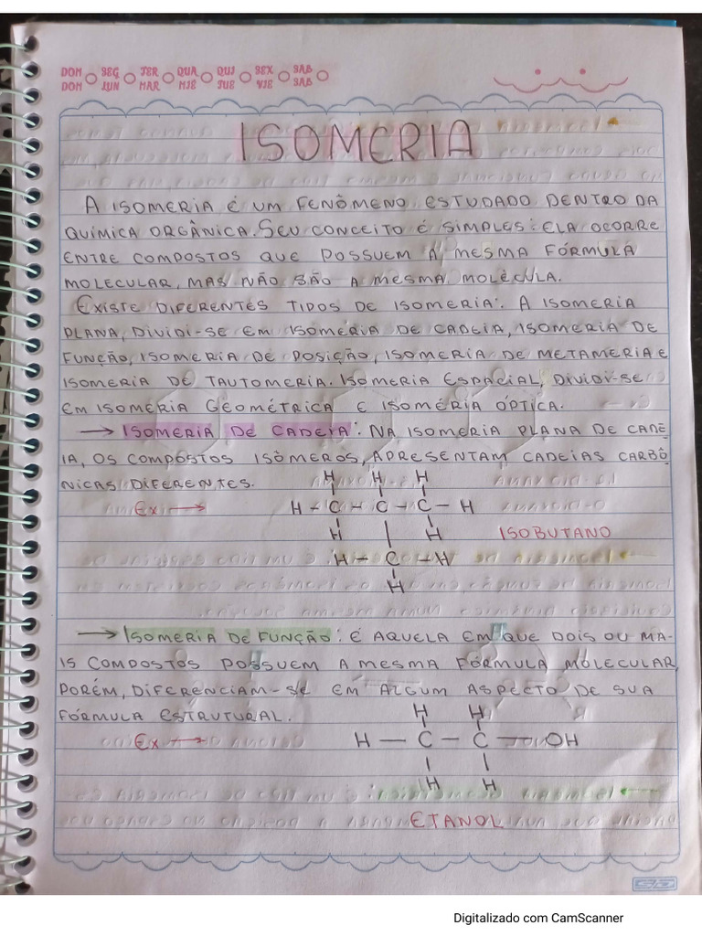 Isomeria - Bruna Braga - 3A | PDF