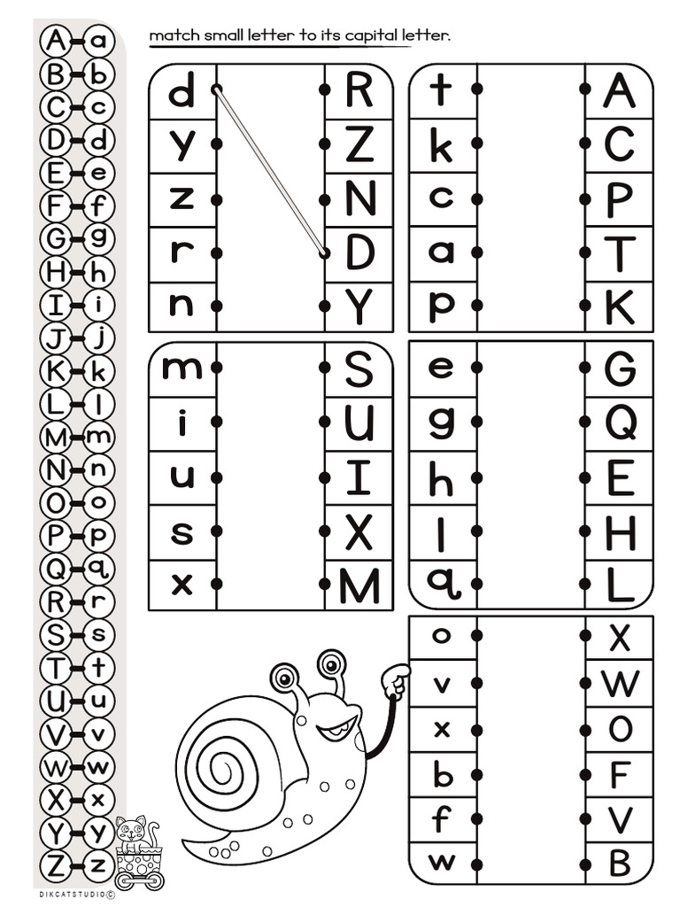 A4 Alphabet Aa-Zz Fun Activity | PDF
