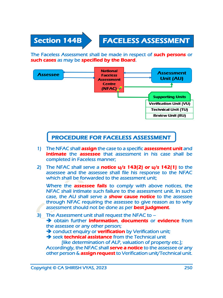 Faceless Assessment & Dispute Resolution Guide | PDF | Government ...