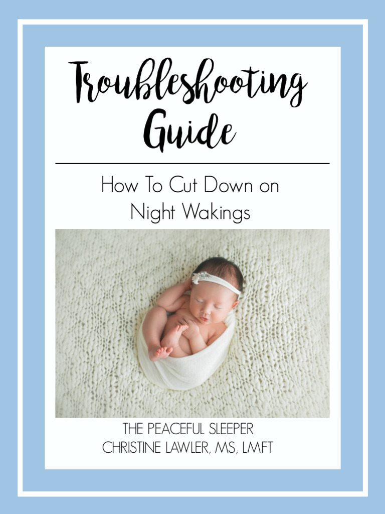 Troubleshooting Guide Cut Down Night Wakings | PDF | Sleep