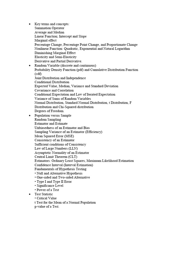 Key Terms and Concepts | PDF