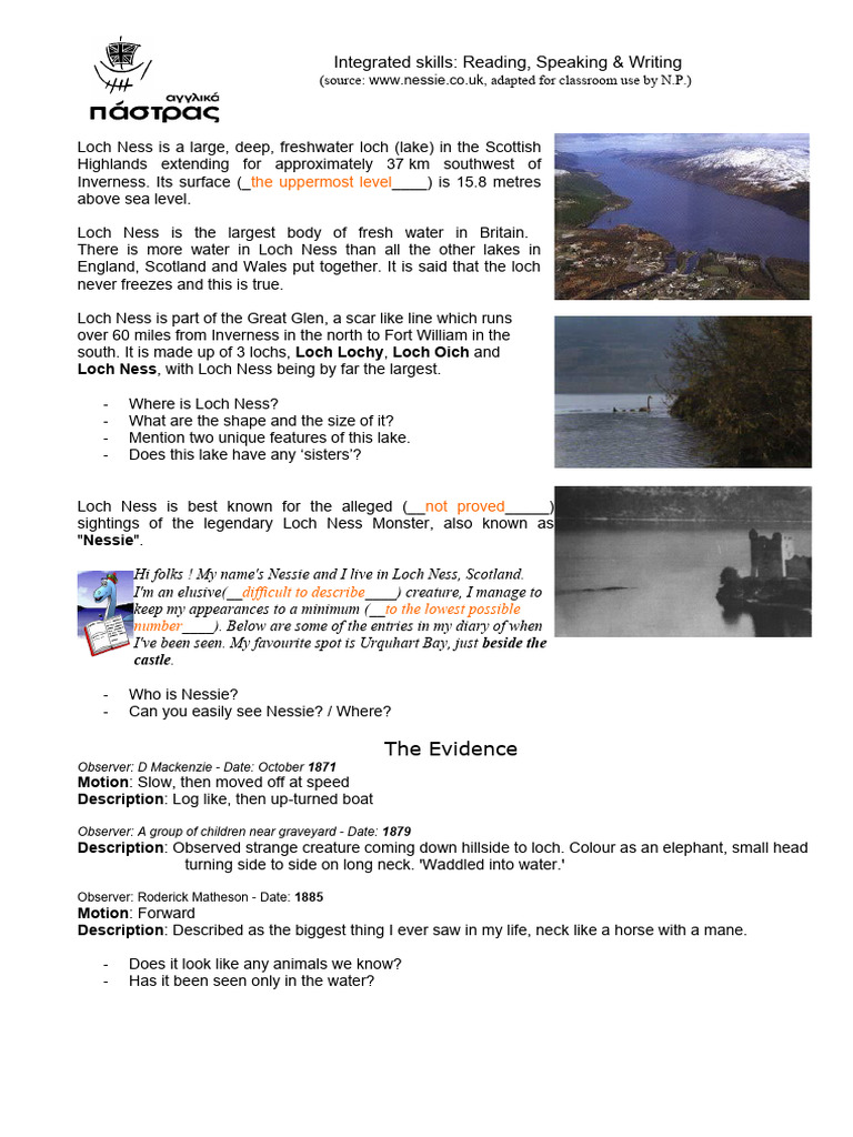 8-loch-ness | PDF | Loch Ness Monster