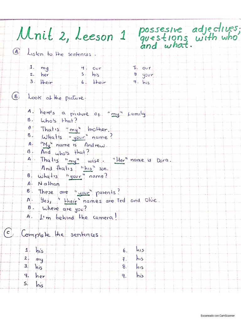 Diana Rodriguez Unit 2, Lesson 1 | PDF