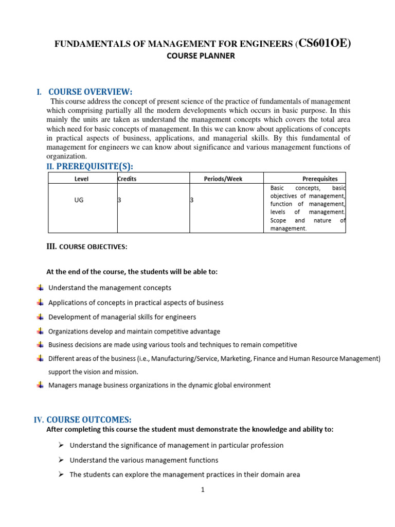 Fundamentals of Management For Engineers | PDF | Engineering | Knowledge