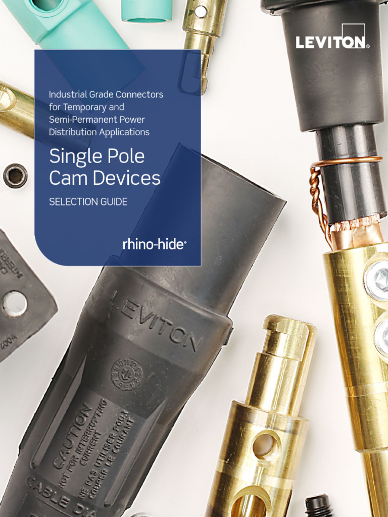 Leviton Single Pole Devices | PDF | Electrical Connector | Insulator ...