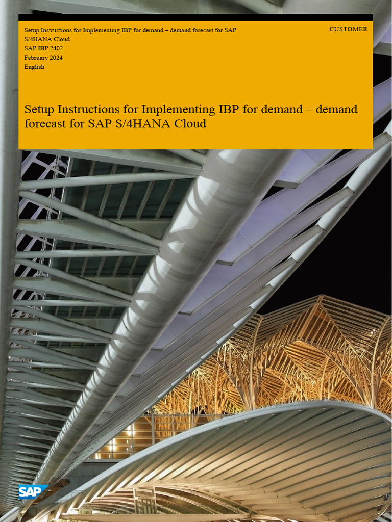 s4c Ibp2402 Set-Up en XX | PDF | Cloud Computing | Forecasting