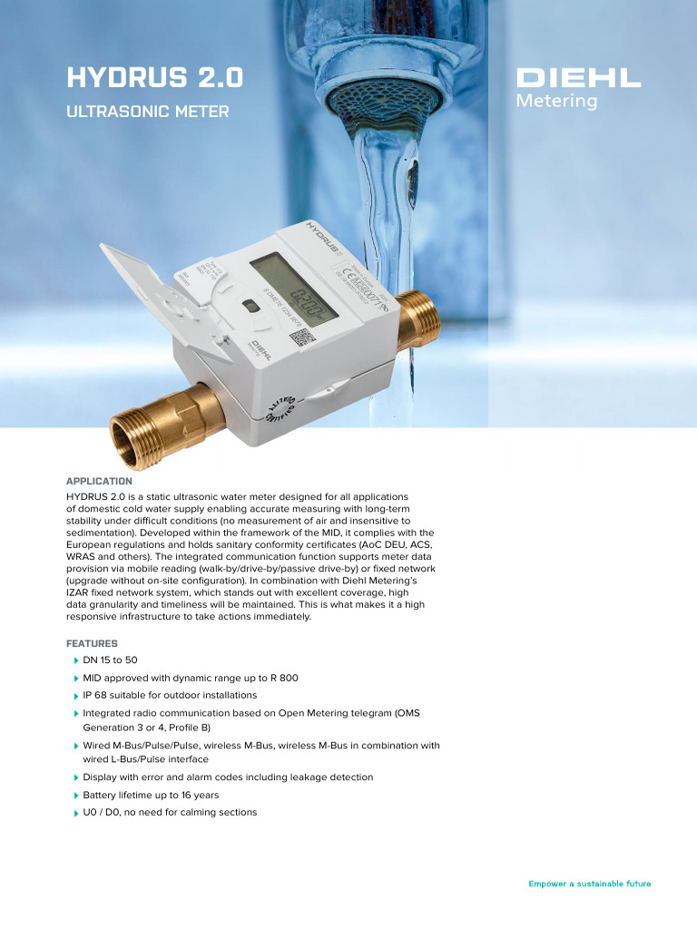 Hydrus 2 217.0 | PDF | Radio | Flow Measurement