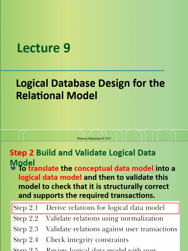 Lecture 9 Logical Db Design Pdf Inheritance Object Oriented Programming Data Model 