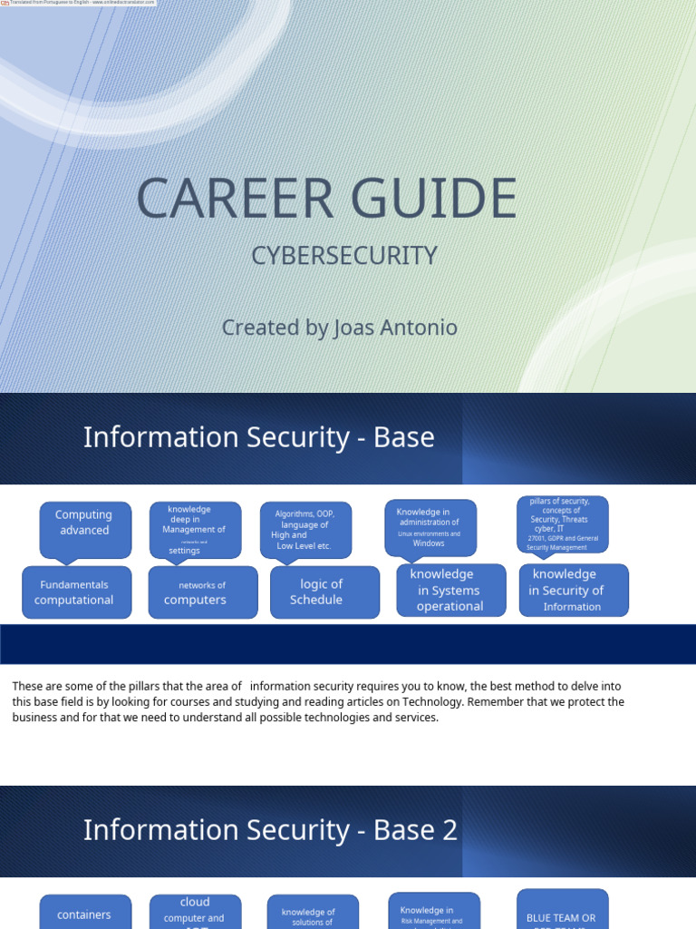 The Complete Guide For Cyber Security Career English | PDF | Security ...