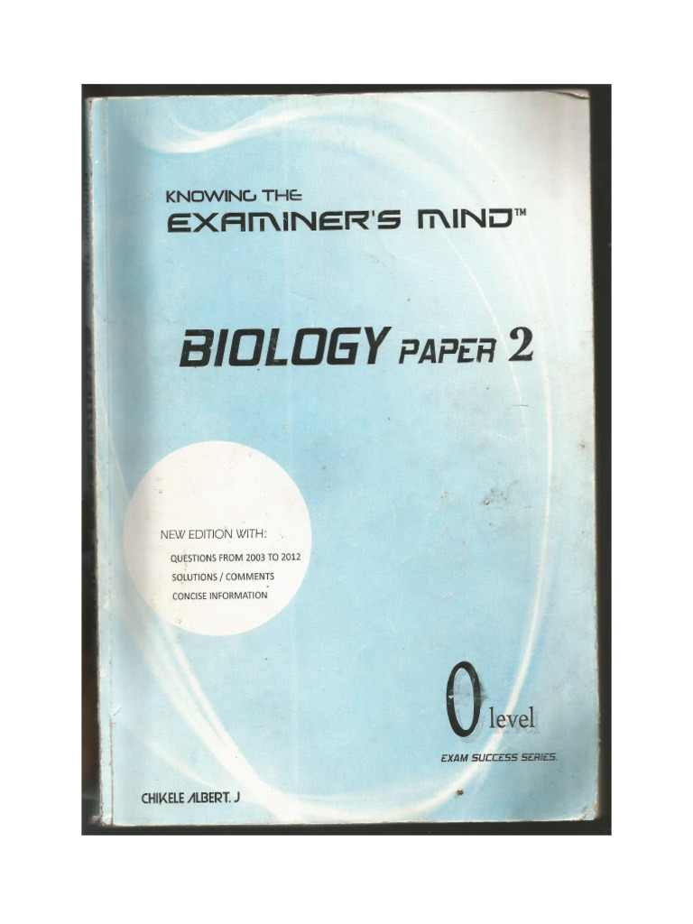 Biology Know Examiners Mind | PDF