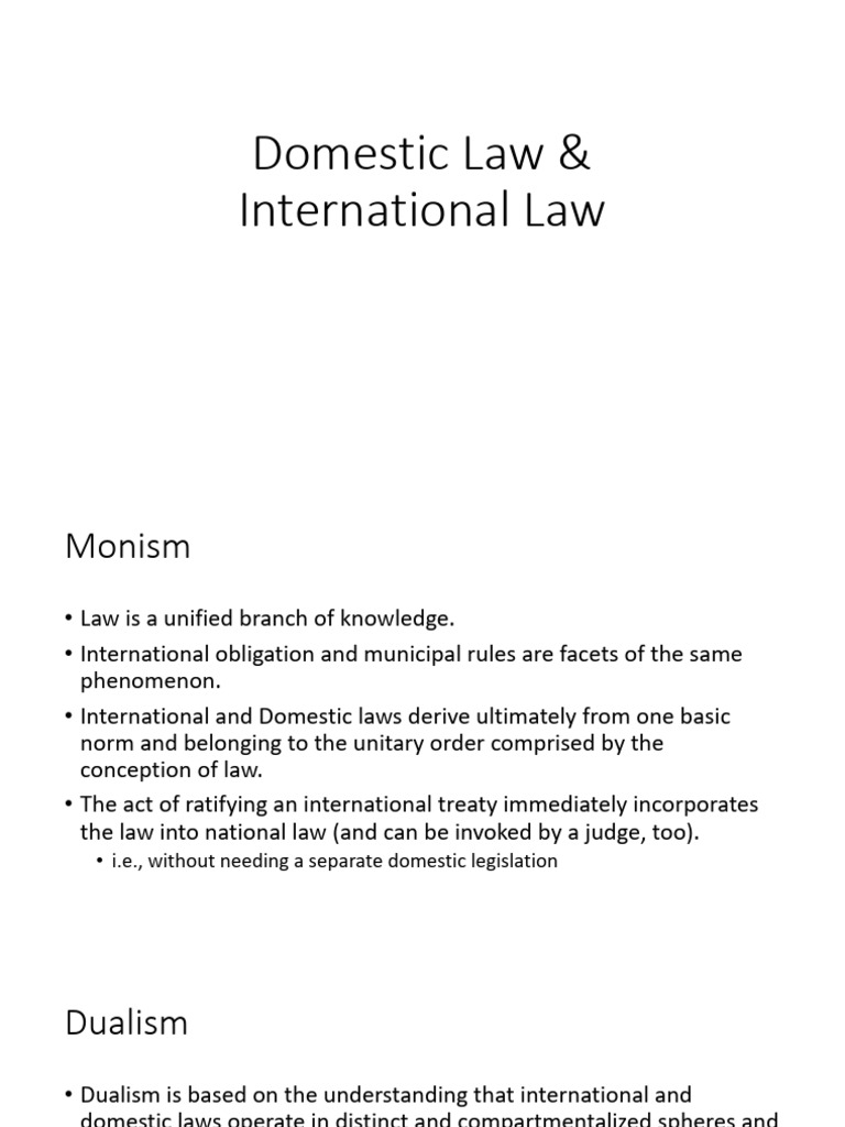 Monism (94) - Read-Only | PDF | Governance | Justice