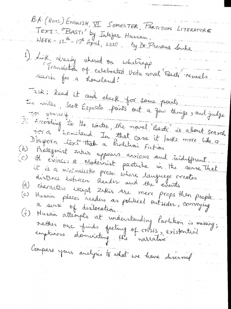 Basti Assignment | PDF