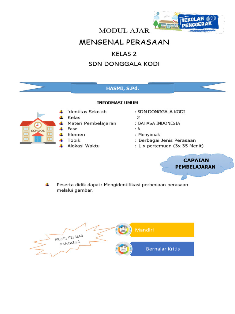 Modul Ajar Kelas Ii | PDF