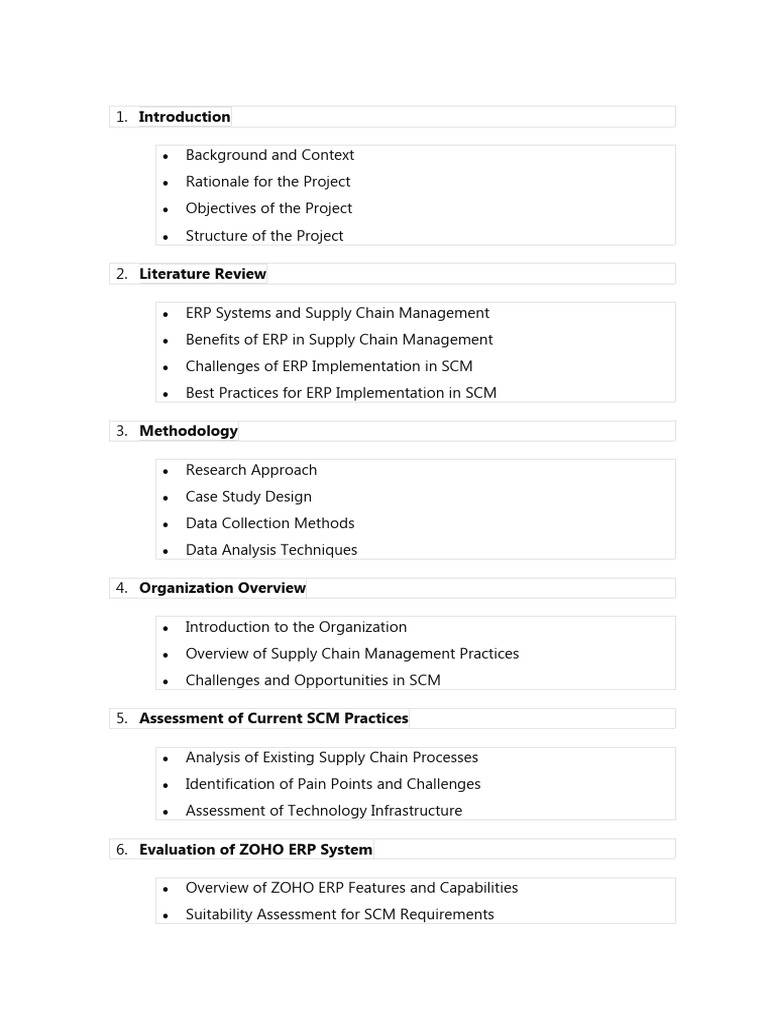 Project Context | PDF | Enterprise Resource Planning | Supply Chain ...