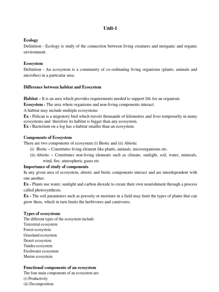 EEDM 2024 Full Notes | PDF | Ecosystem | Adsorption EEDM 2024 Full Notes | PDF | Ecosystem | Adsorption