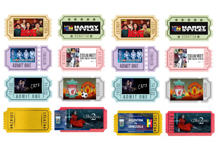 Tickets To Print | PDF