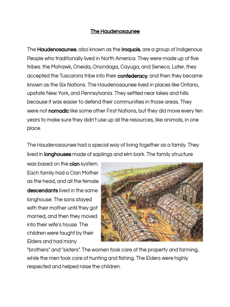 The Haudenosaunee | PDF