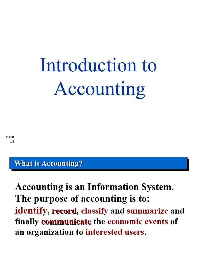 Introduction Accounting in Action | PDF | Equity (Finance) | Expense