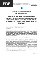 Acta de Difusion Protocolos Minsal | PDF