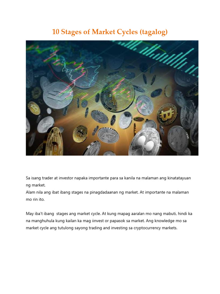 10 Stages of Market Cycles Tagalog | PDF