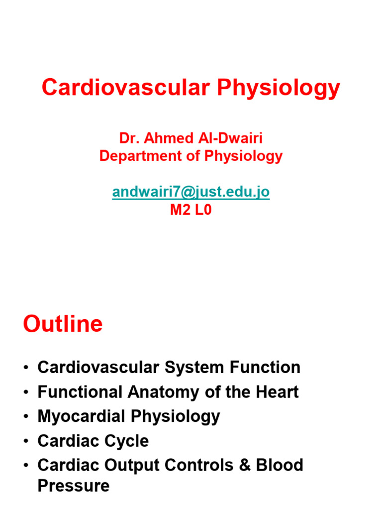 CVS - Physio | PDF | Blood Pressure | Heart