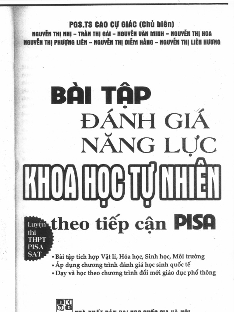 BT ĐG NL KHTN Pisa | PDF